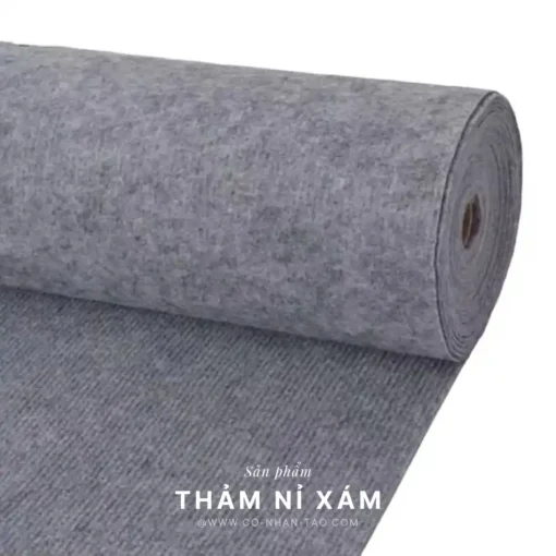 Thảm nỉ xám (màu ghi) trải sàn sự kiện giá rẻ | Cỏ nhân tạo SG